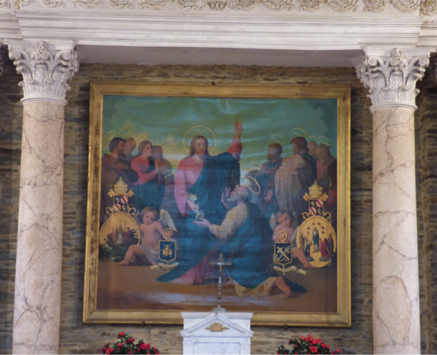 Remise officielle du tableau restauré « La remise des clefs à St Pierre ...